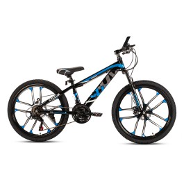 Cyclux Jongensfiets Mtb 24 Inch 21 Speed Shimano Blauw